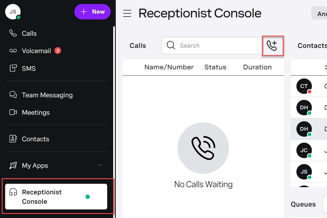 Vonage Business Cloud | Answer | Call Monitoring
