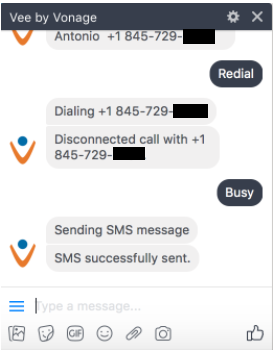 Vonage Business Cloud | Answer | Vee for Workplace
