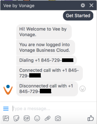 Vonage Business Cloud | Answer | Vee for Workplace