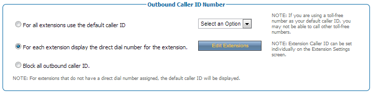 Vonage Business Cloud | Answer | PBX Settings