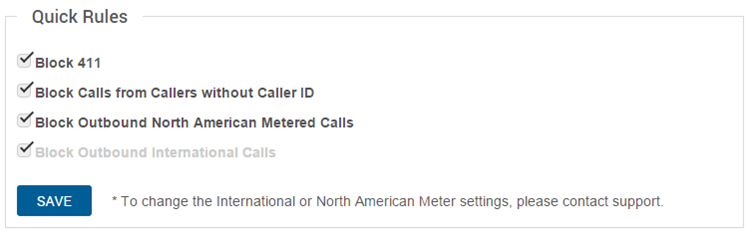 Vonage Business Cloud | Answer | Call Blocking